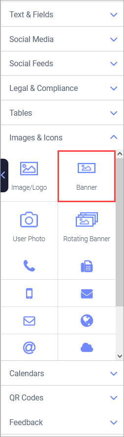 Working with the Banner signature element – Exclaimer Knowledge Base